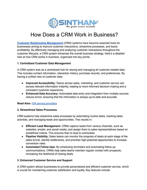 CRMSession 1 - Introduction to Customer Relationship Management | PPT