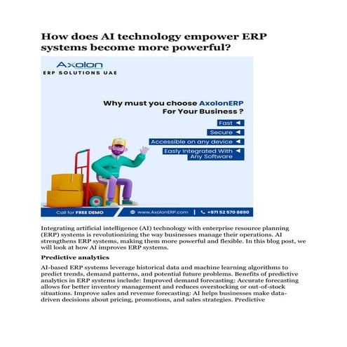 How does AI technology empower ERP systems become more powerful.pdf