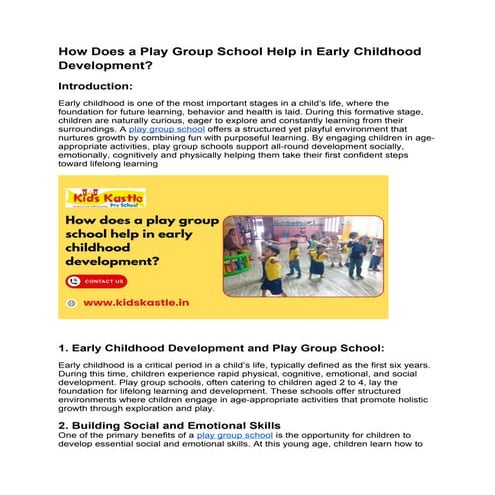 How Does a Play Group School Help in Early Childhood Development.docx
