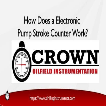How does a pump stroke counter work | PDF