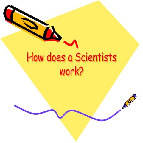 How does a scientists work | PPTX
