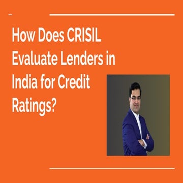 How Does CRISIL Evaluate Lenders in India for Credit Ratings | PDF