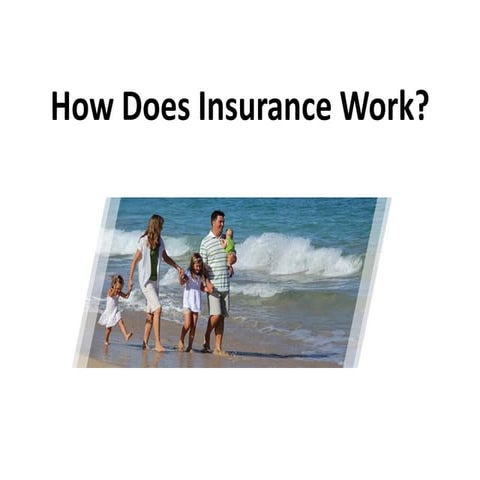 How does insurance work | PDF | Insurance | Personal Finance