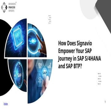 How Signavio Empowers SAP S/4HANA & SAP BTP Transformation | PPTX
