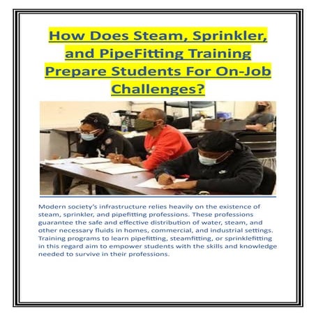 A Step-By-Step Guide To Starting A Successful Career In Plumbing | PDF