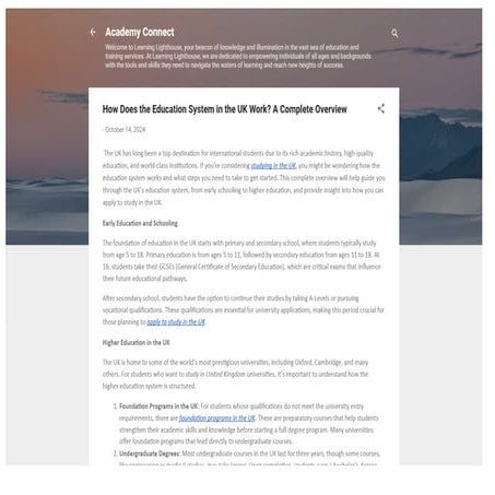 How Does the Education System in the UK Work A Complete Overview.pdf