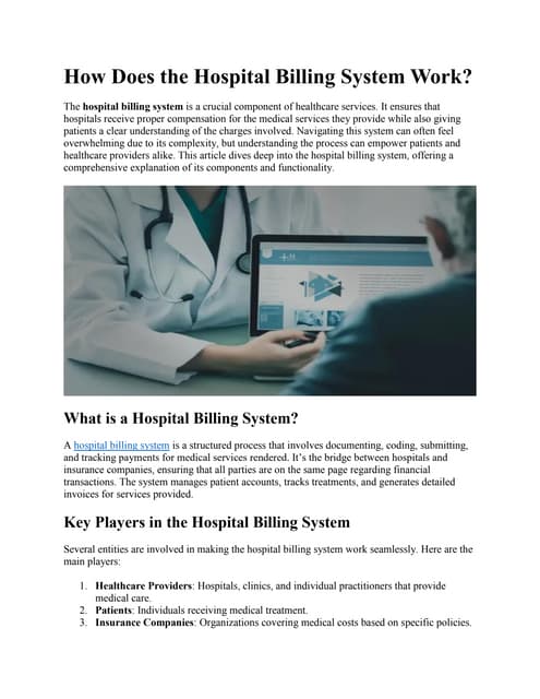 Medical Billing RCM Module | PPT