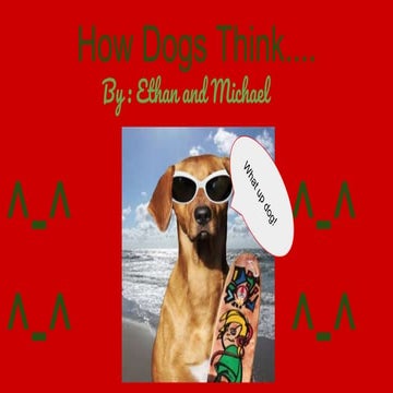 How Dogs Think | PPTX