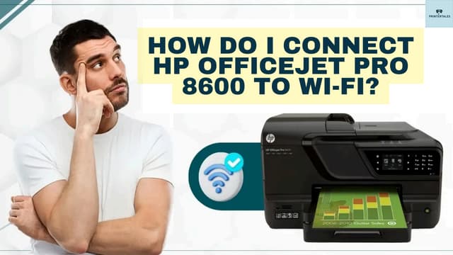 How Do I Connect Hp Officejet Pro 8600 To Wi Fi Ppt