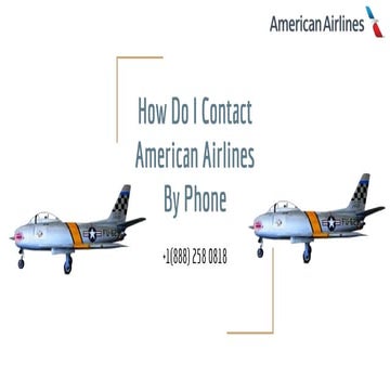 How do i contact american airlines by phone | PPT