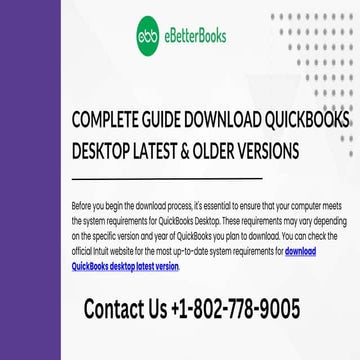 How Do I Download QuickBooks Desktop | PPTX