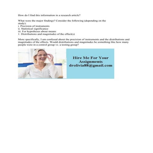 How do I find this information in a research article- What were the m ...