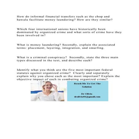 How do informal financial transfers such as the chop and hawala faci | DOCX