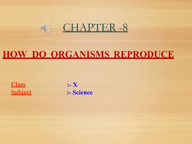 How do organisms reproduce.ppt