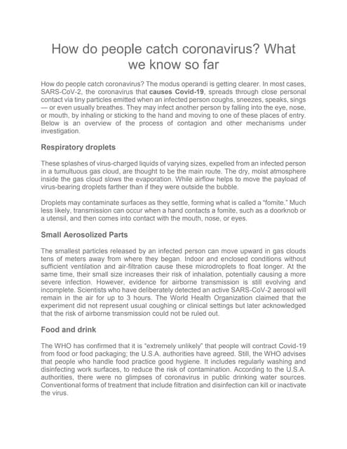 Coronavirus disease globally known as Covid-19, is a viral disease. .docx