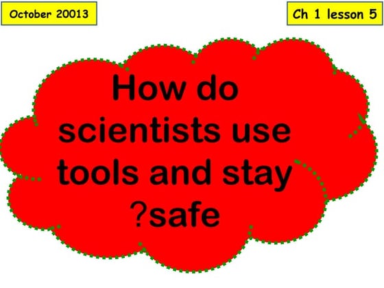 Science Tools | PPT | Chemistry | Science