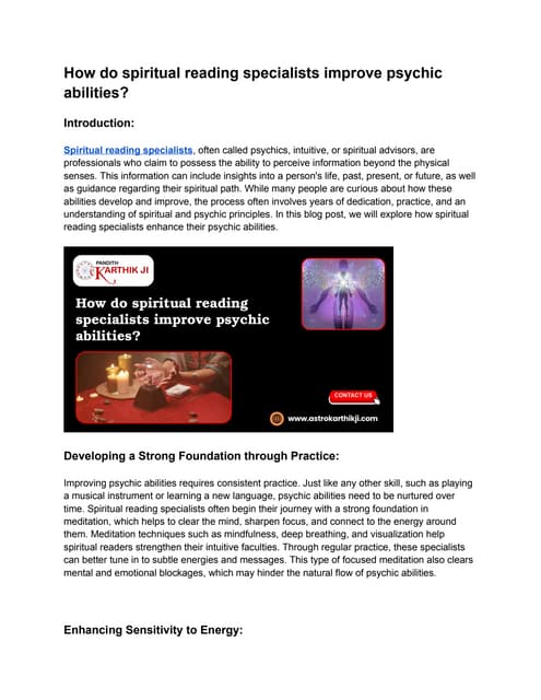 Spiritual Reading Specialists in Bay Area.pptx