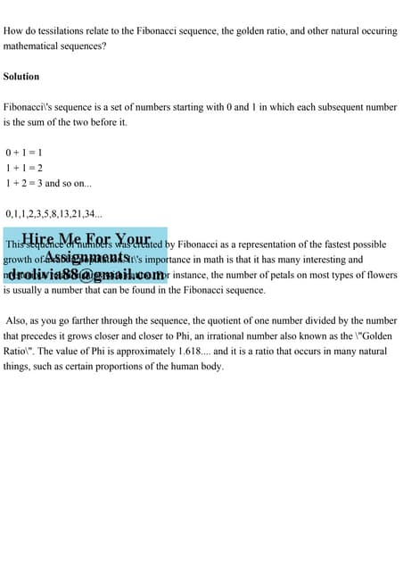 Fibonacci sequence | ODP