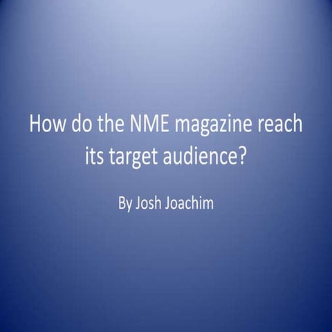 How do these magazines reach their target audience | PPTX | Music ...