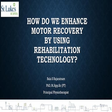 How do we better enhance motor recovery v2 | PPT