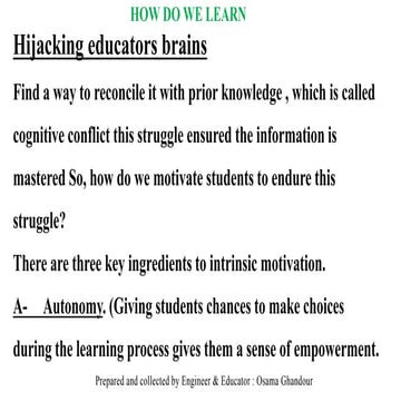 How do we learn ? | PPT