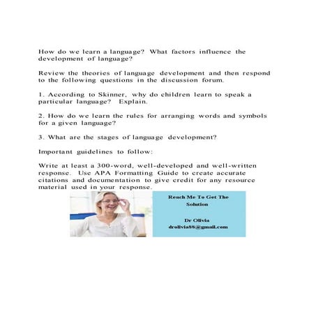 How do we learn a language What factors influence the developme | PDF