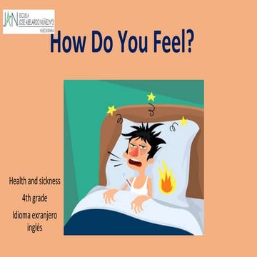 sickness and health para educación basica | PPT