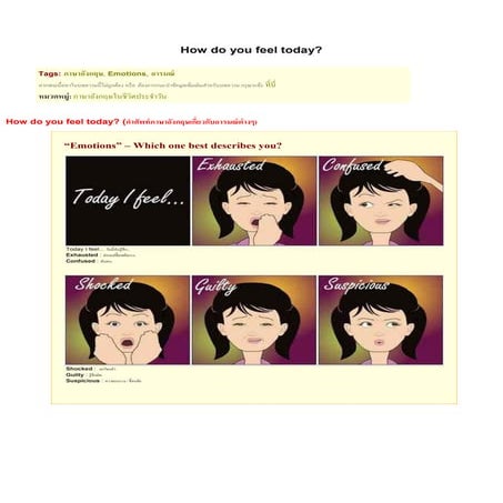 How do you feel today | PDF