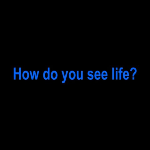 How Do You See Life 2009 | PPT