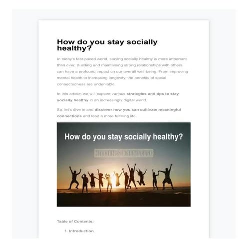 How do you stay socially healthy (10 tips to stay socially healthy).pdf