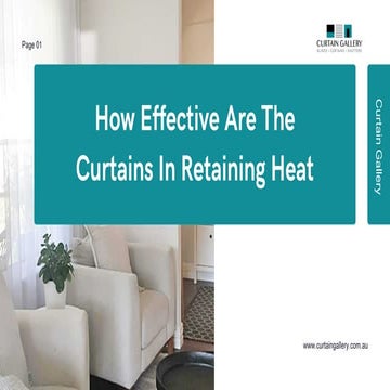 How Effective Are The Curtains In Retaining Heat | PDF