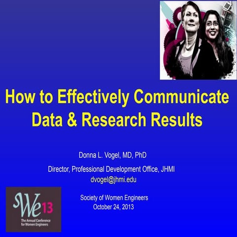 How to Effectively Communicate Data & Research Results | PPT