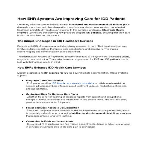 How EHR Systems Are Improving Care for IDD Patients.pptx