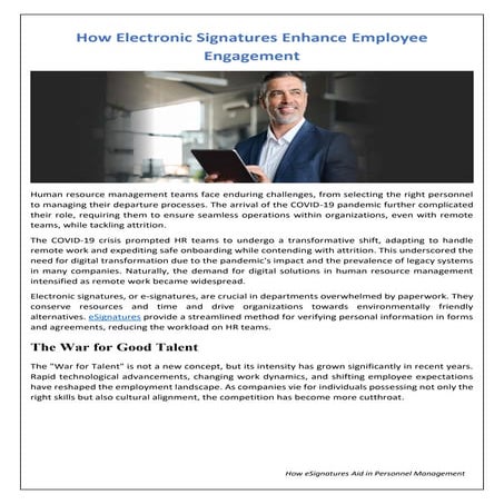 Digital Signatures and Online Forms: Making Sure Your Paperless HR is ...