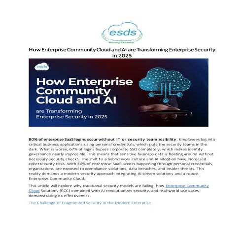 How Enterprise Community Cloud and AI are Transforming Enterprise ...