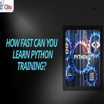 How Fast Can You Learn Python Training?. | PPT