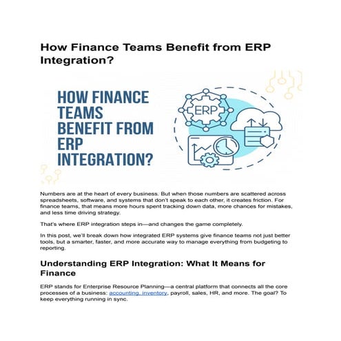 How Finance Teams Benefit from ERP Integration.pdf