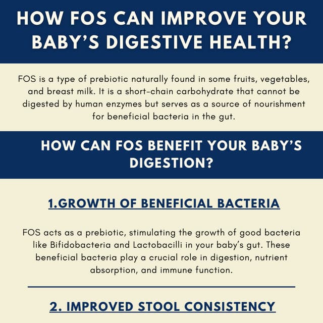 How FOS Can Improve Your Baby’s Digestive Health | PDF