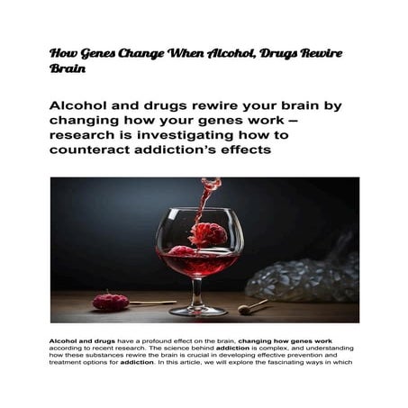 How Genes Change When Alcohol, Drugs Rewire Brain.pdf