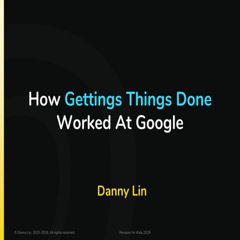 4 pillars of Google’s day to-day workflow | PPTX