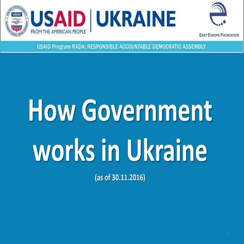 How Government works in Ukraine | PPT