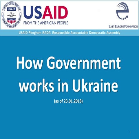 How Government Works in Ukraine | PPTX