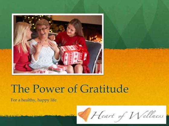 The Power of Gratitude | PPT