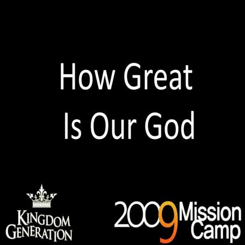 How great is our god | PPTX
