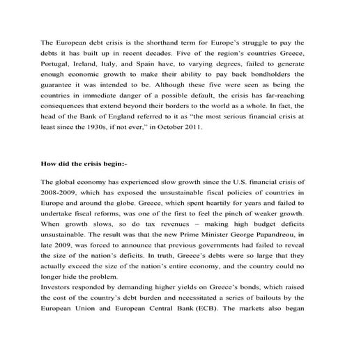 The Debt Crisislecture slides of economicslecture.pptx