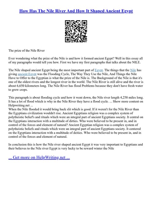 Importance of river in civilization | PPT | Geography | Science