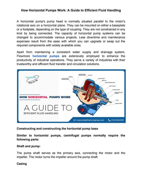 How Vertical Turbine Pumps Work: Efficient Water Management Solutions | PDF | Home Appliances ...