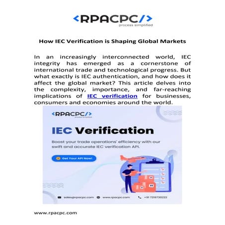 How IEC Verification is Shaping Global Markets.docx