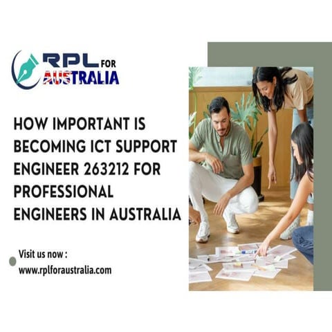 How Important is Becoming ICT Support Engineer 263212 for Professional ...