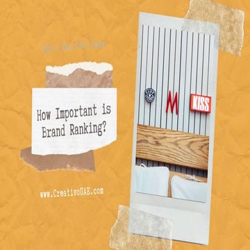 How important is brand ranking? | PPT